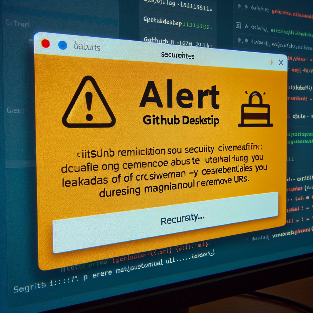 Github Desktop Security Alert Credential Leaks From Malicious Remote Urls