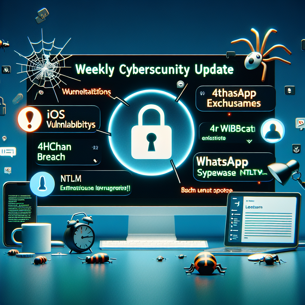 Weekly Cybersecurity Update: iOS Vulnerabilities, 4Chan Breach, NTLM Exploits, WhatsApp Spyware ...