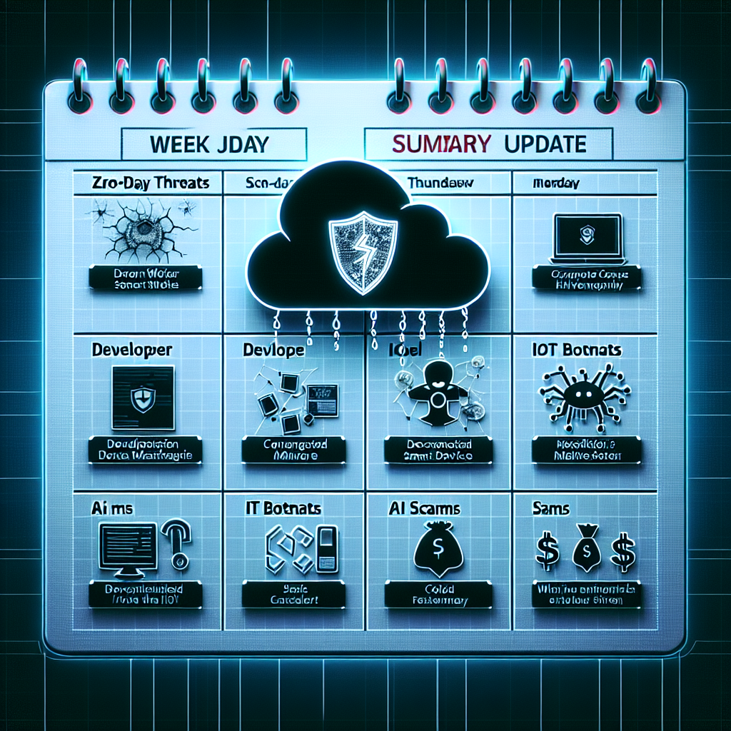 Weekly Cybersecurity Update: Zero-Day Threats, Developer Malware, IoT ...